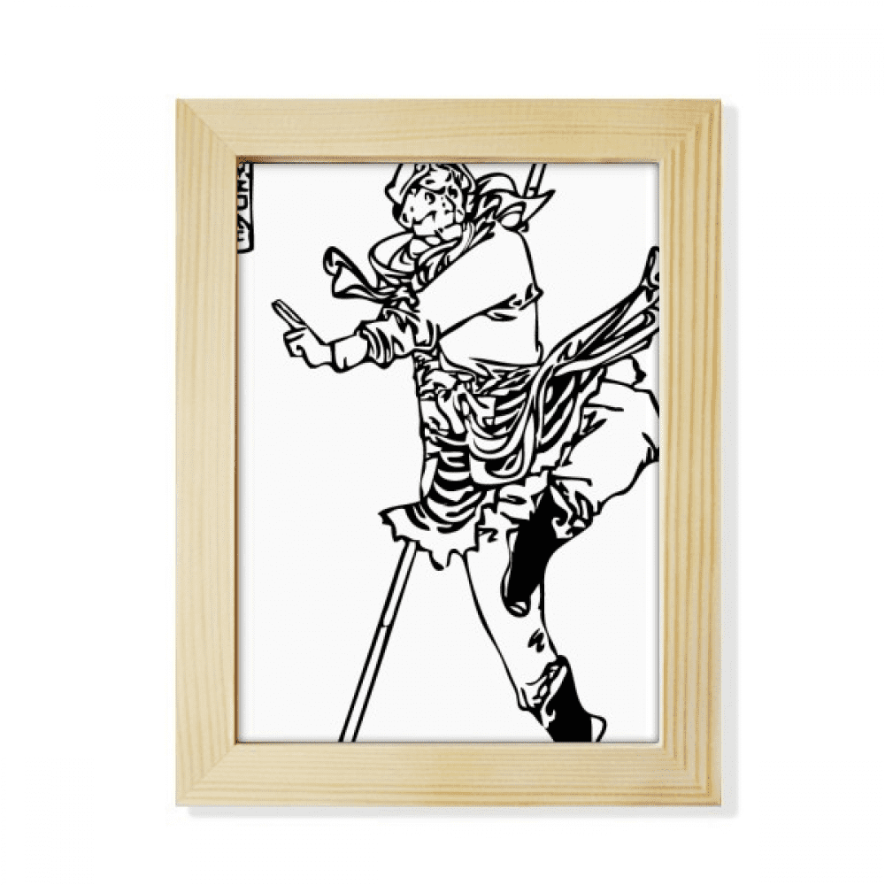 China Chinese Masterpiece Pilgrimage Drawing Desktop Adorn Photo Frame ...