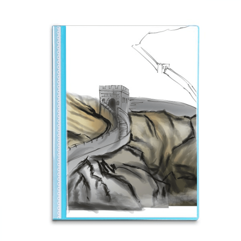 China Chinese The Great Wall Pattern Book Sheet Protectors Portfolio ...