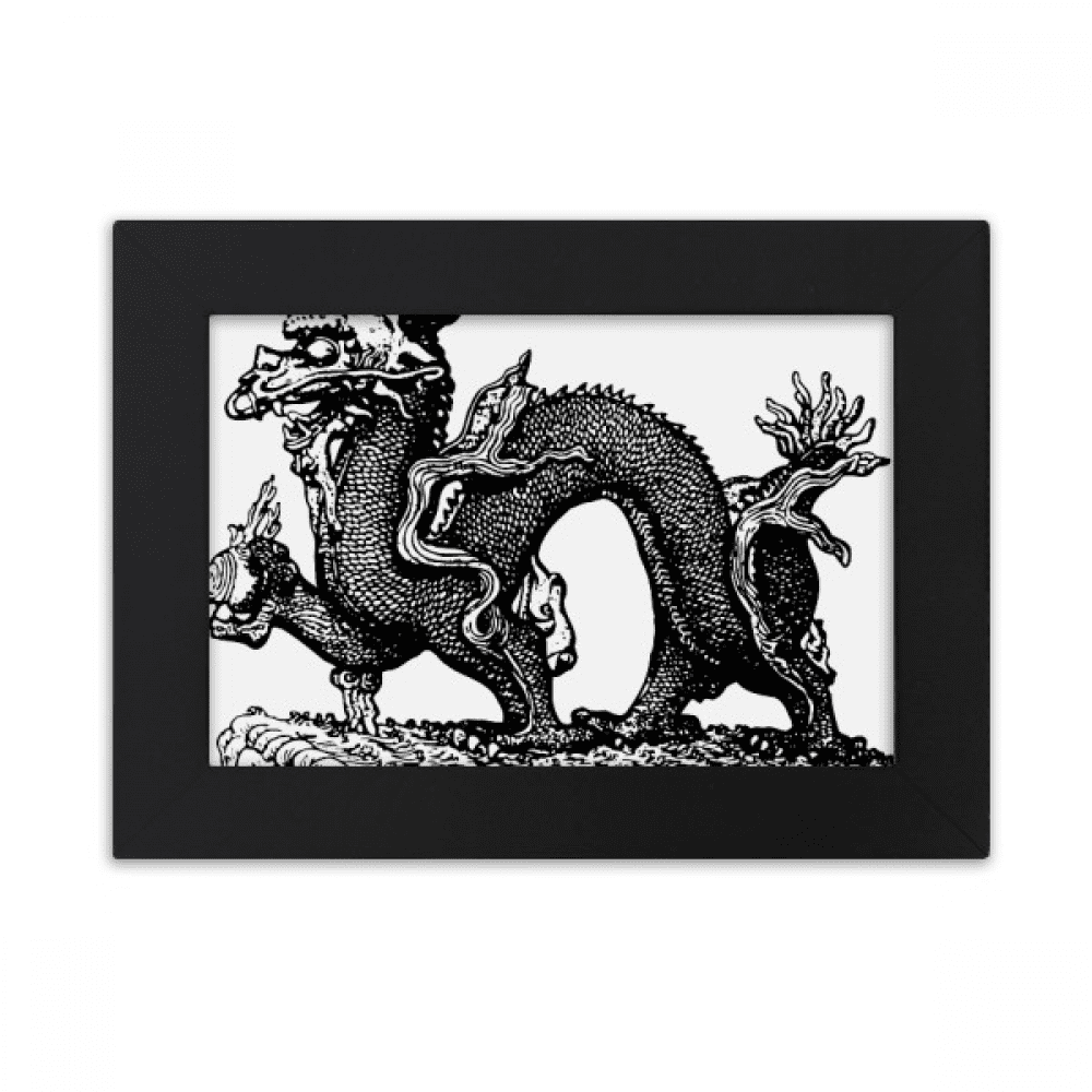 China Culture Qing Dynasty Line Drawing Desktop Photo Frame Ornaments ...