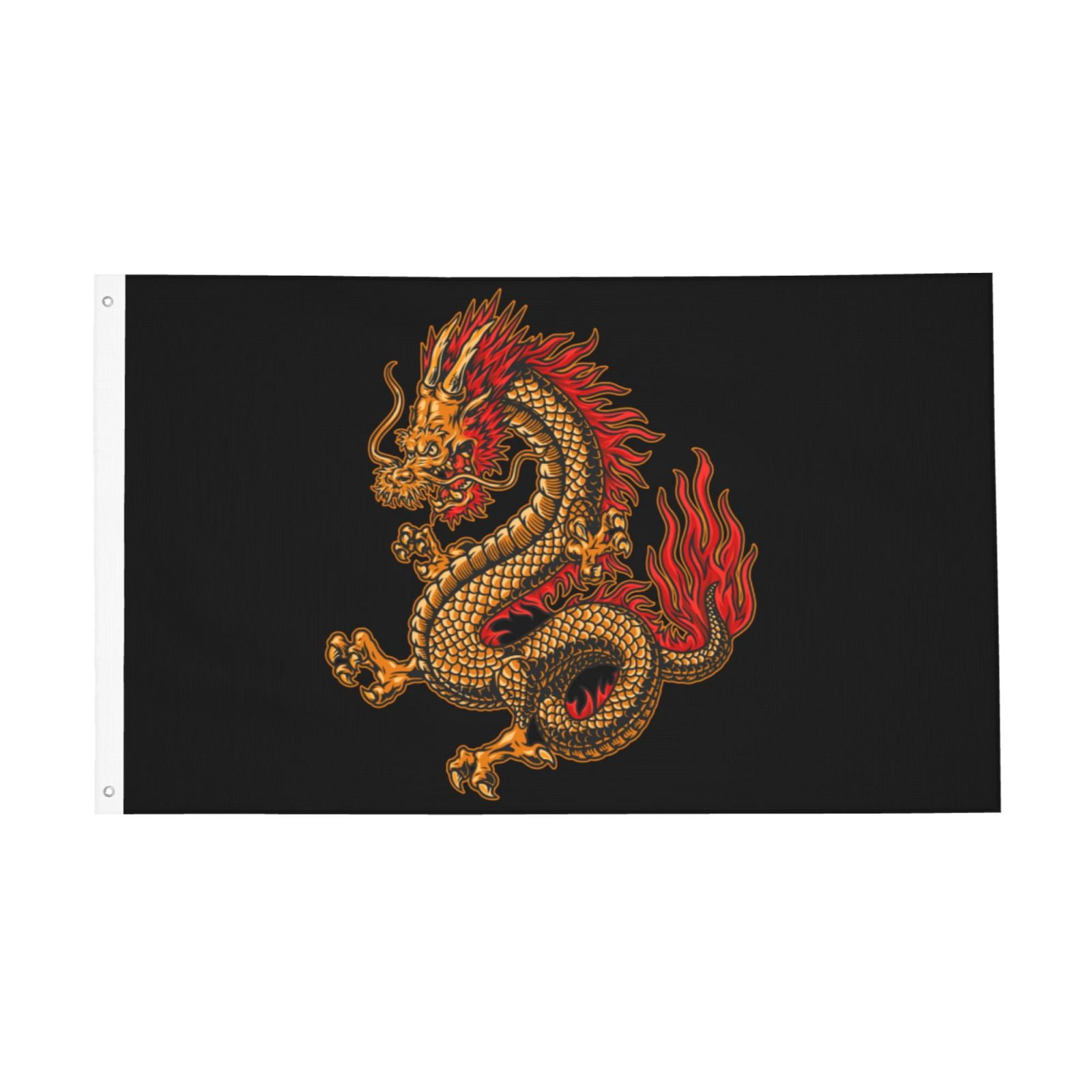 China Dragon Flag 3x5 Ft Outdoor Indoor With Grommet Garden Yard Banner ...