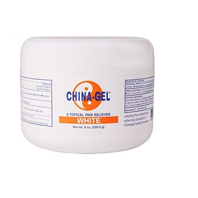 China-Gel - Topical Pain Reliever, 8 oz, White - Walmart.com