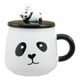 China Giant Panda Bear Ceramic Coffee Tea Mug Drink Cup With Spoon And ...