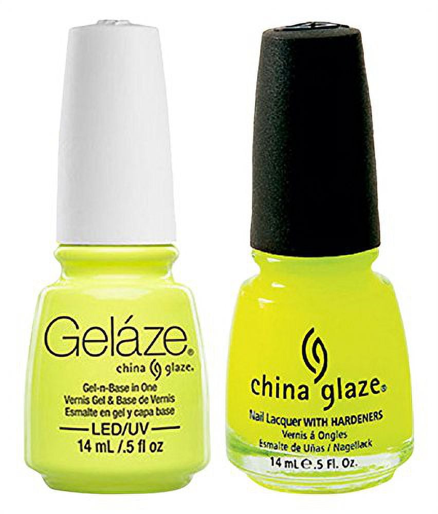 China Glaze Gelaze Tips and Toes Nail Polish, Celtic Sun, 2 Count ...