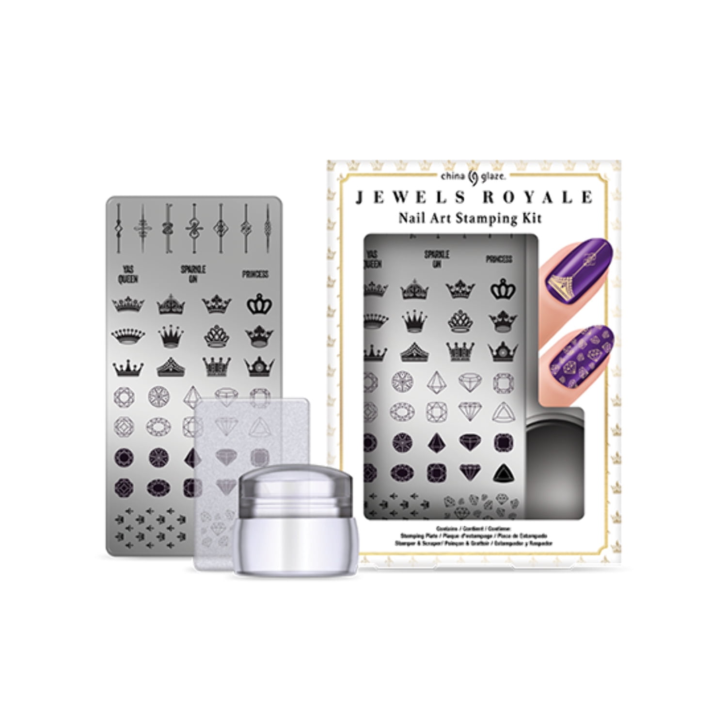 China Glaze - Jewel Royale Nail Art Stamping Kit - Walmart.com