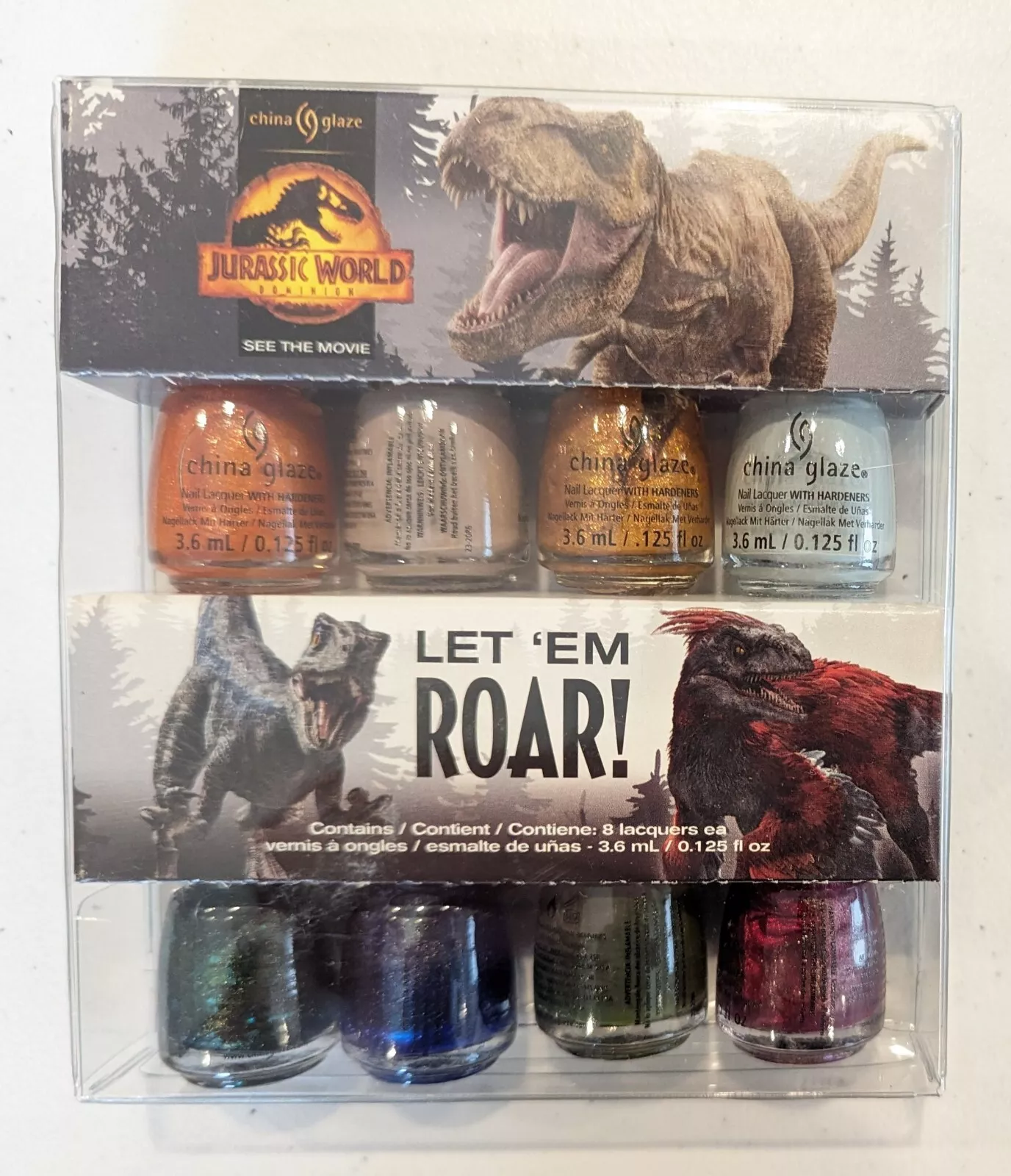 China Glaze Jurassic World Dominion Collection Full Set 8 Pcs Mini ...