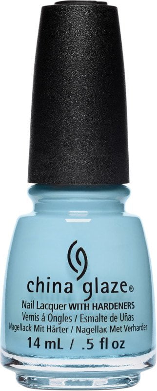 China Glaze Nail Lacquer with Hardeners - Chalk Me Up (sky blue creme ...
