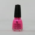 China Glaze Nail Lacquer with Hardeners, Hang-Ten Toes, 0.5 fl oz ...