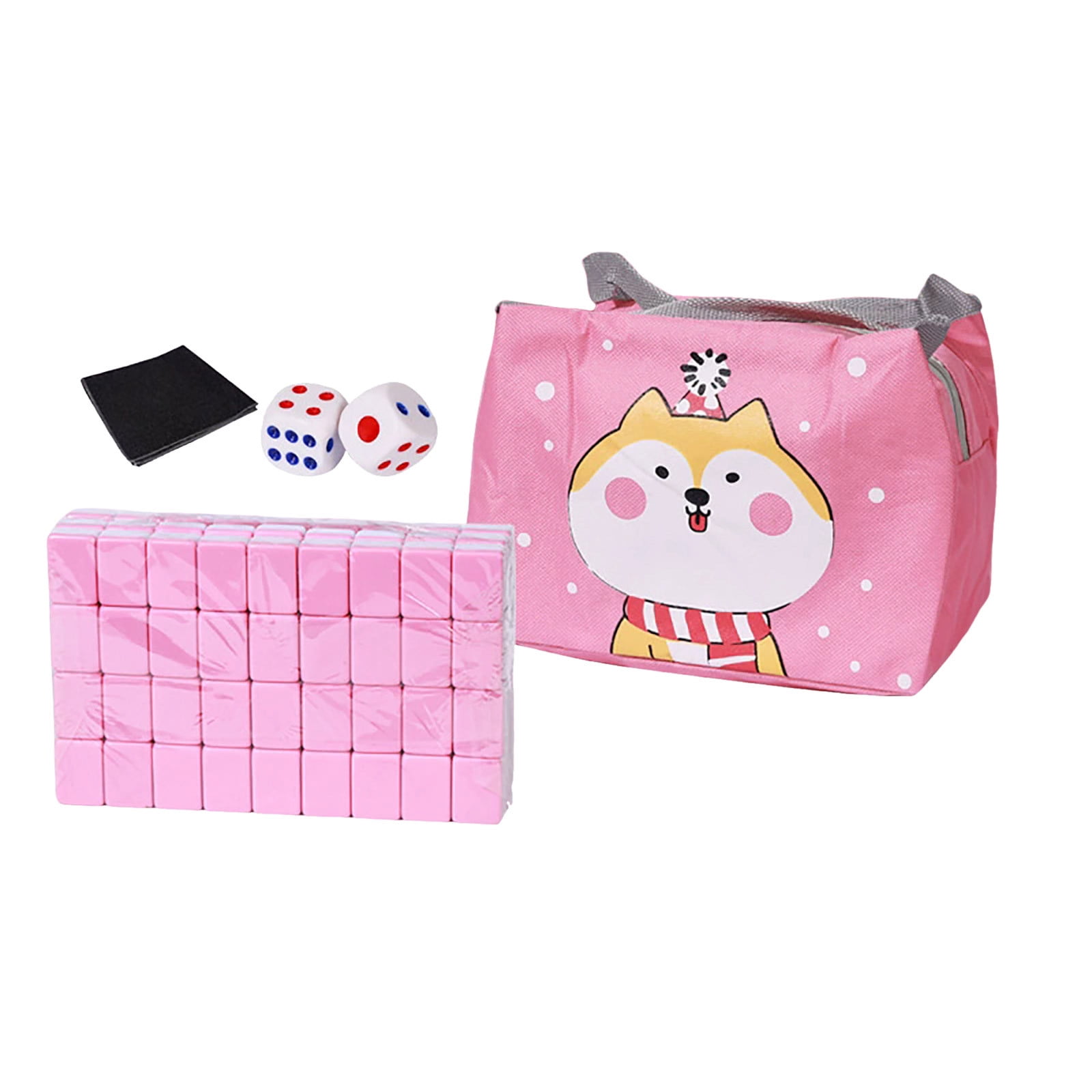 Mini Majiang 144 Tiles 1.0 Inch (24mm) Complete Mahjong Game Set With ...