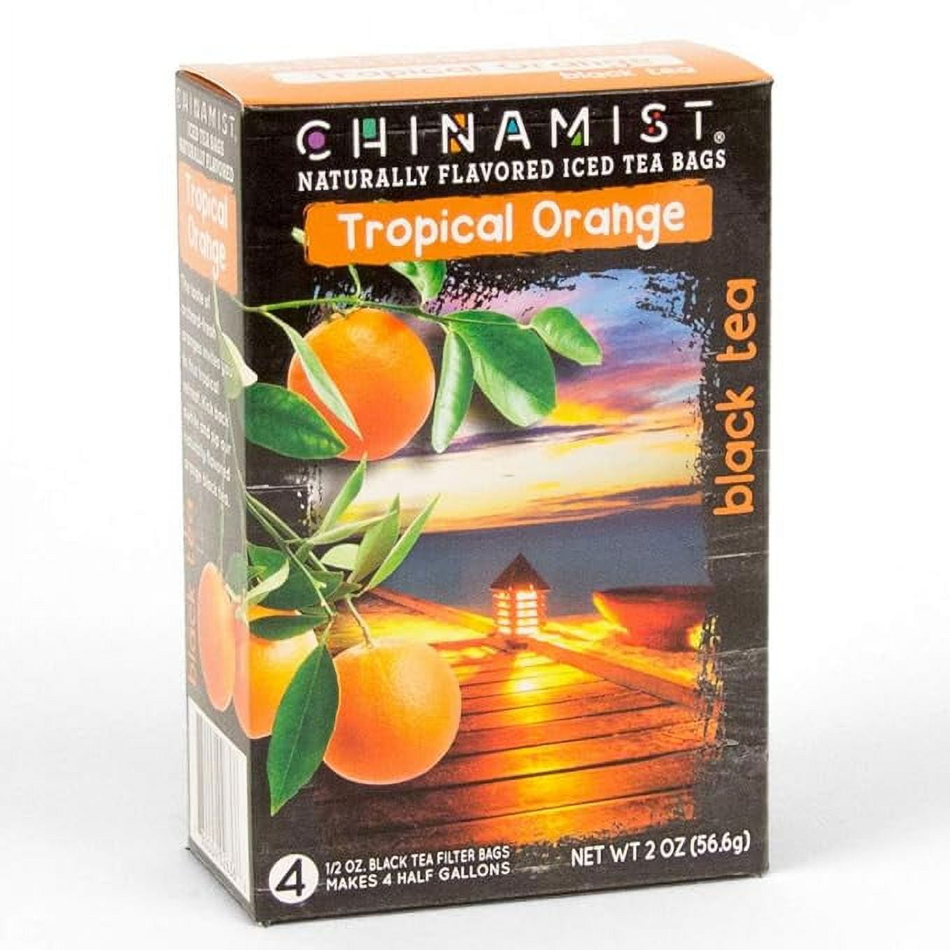 China Mist Iced Tea – Tropical Orange Black Tea Infusion – Refreshing ...