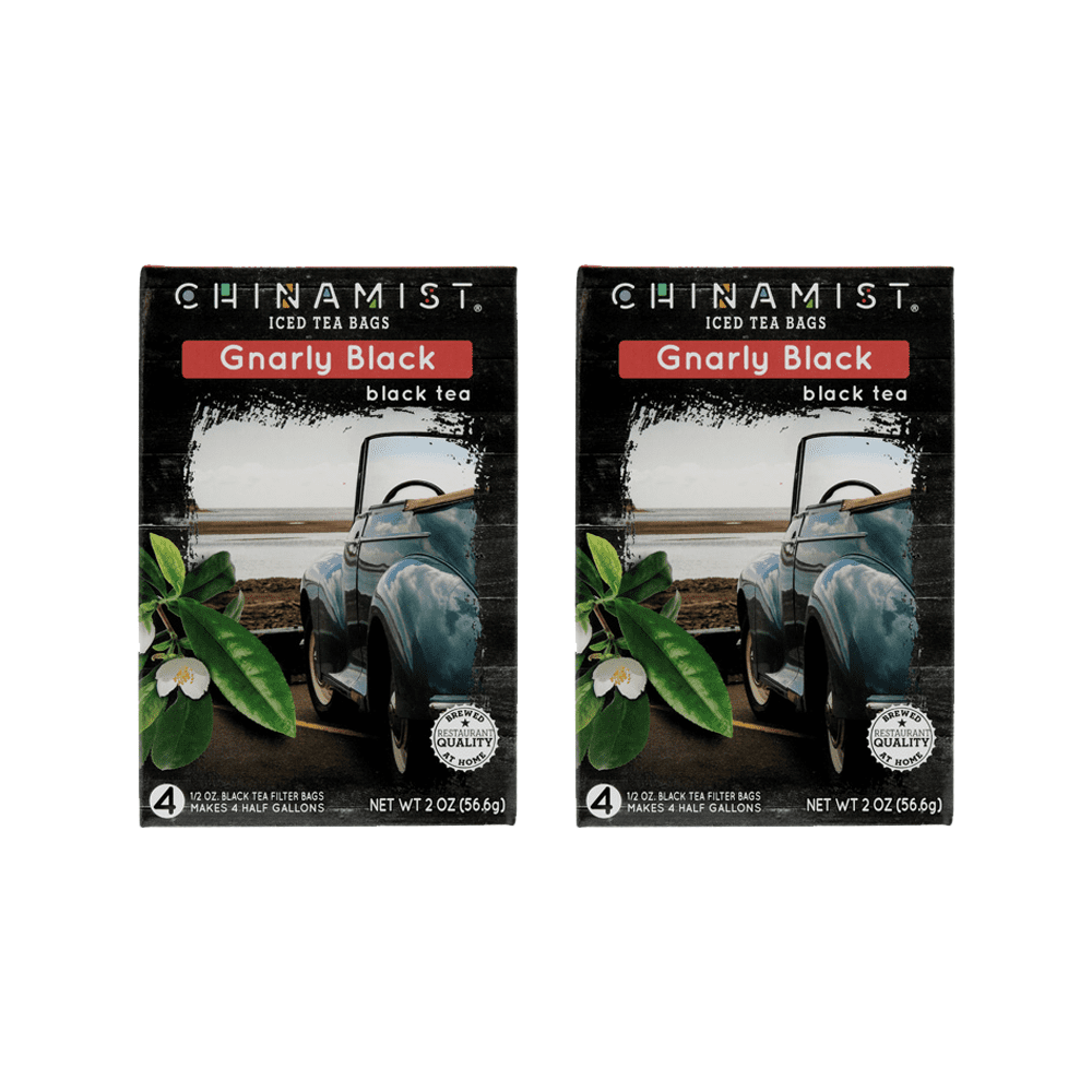 China Mist Naturally Flavored Gnarly Black Iced Tea Bags, 4-Count Box ...