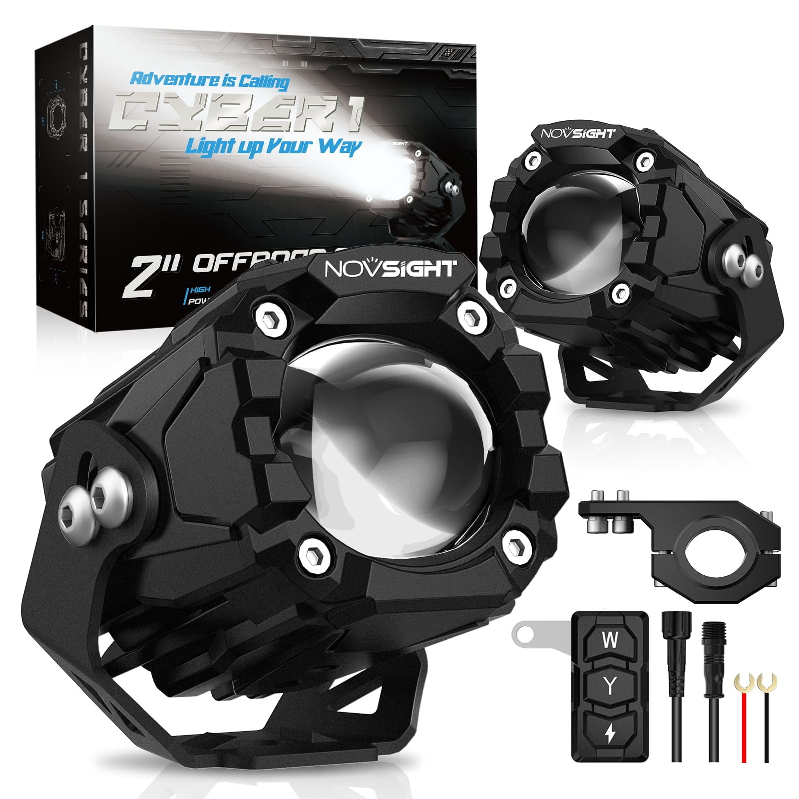 Generic LED Pods Lights 2" Waterproof Off-Road ATV Accessories ...