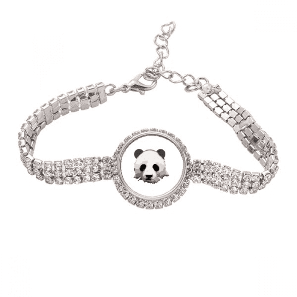 China National Treasure Panda Outline Tennis Chain Anklet Bracelet ...