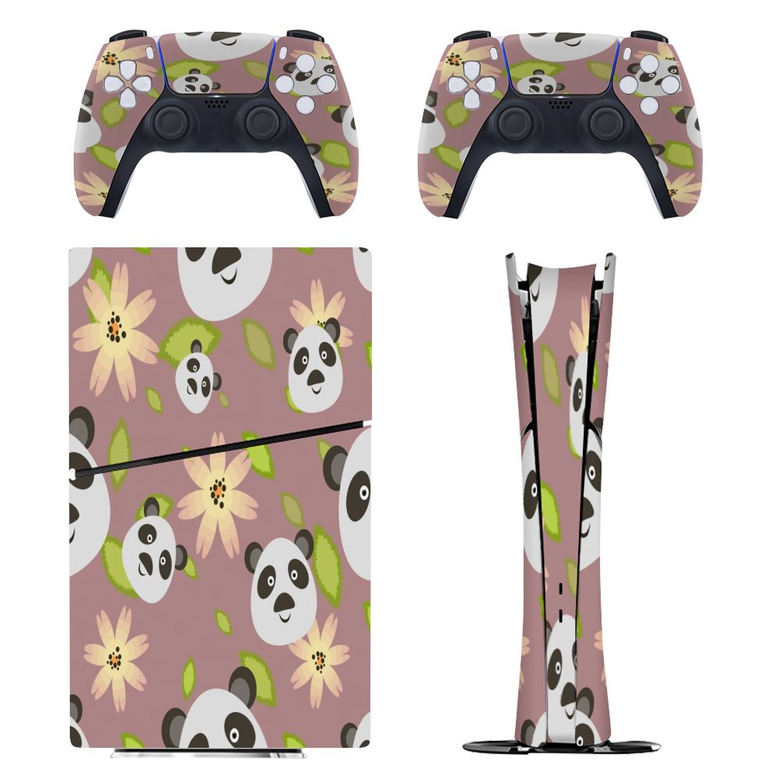 China, Panda Background PS5/PS5 Slim Digital Disc Skin Sticker For ...