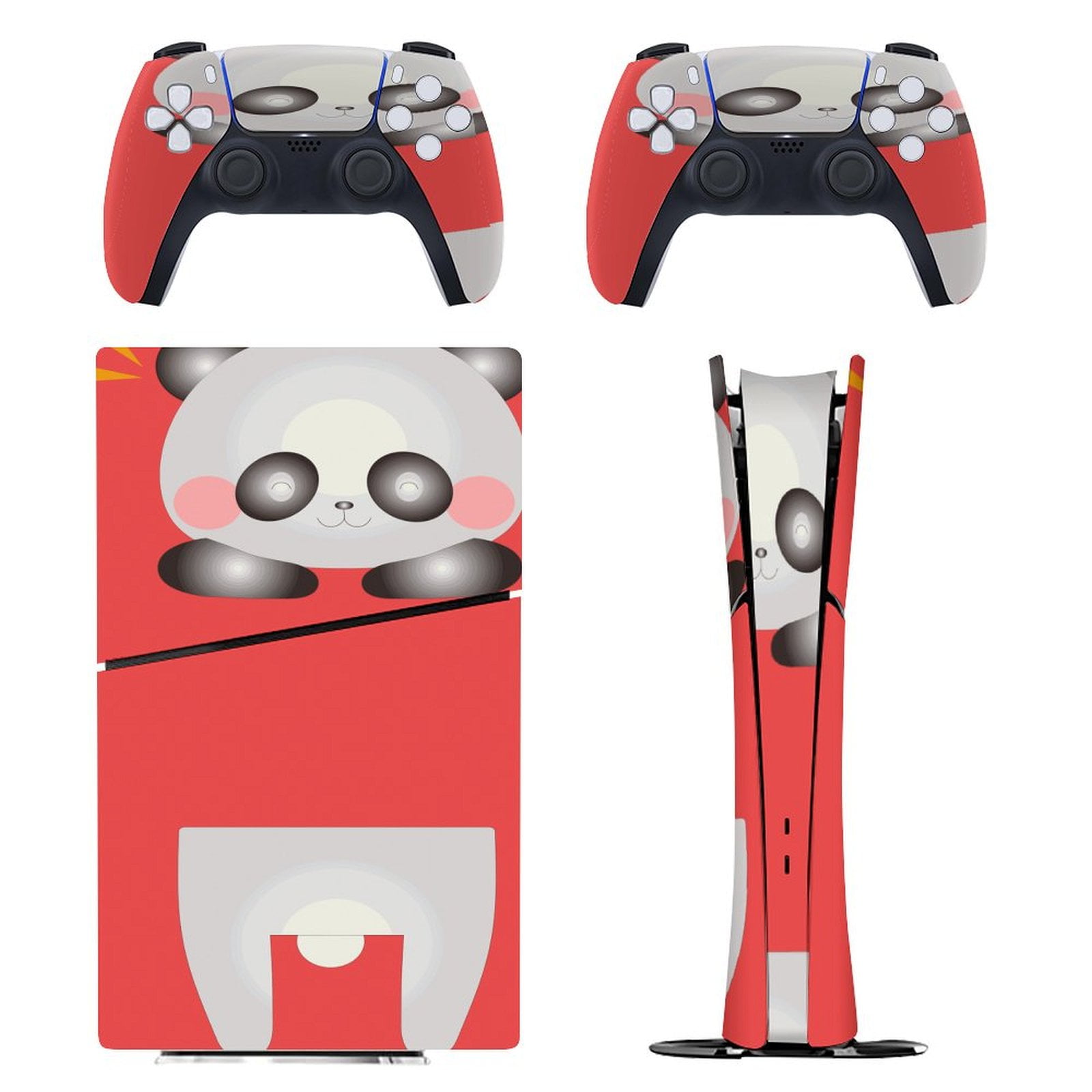 China, Panda Pattern PS5/PS5 Slim Digital Disc Skin Sticker For Console ...