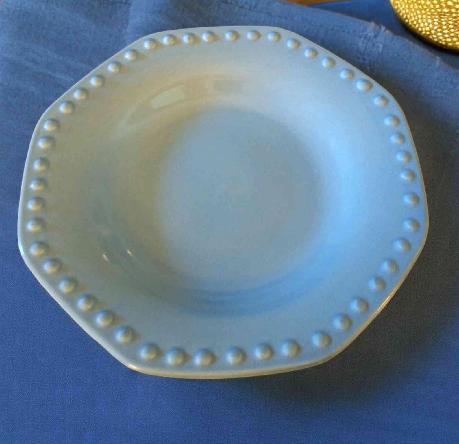 China Plates and Bowls. Robin's egg Blue. - Walmart.com