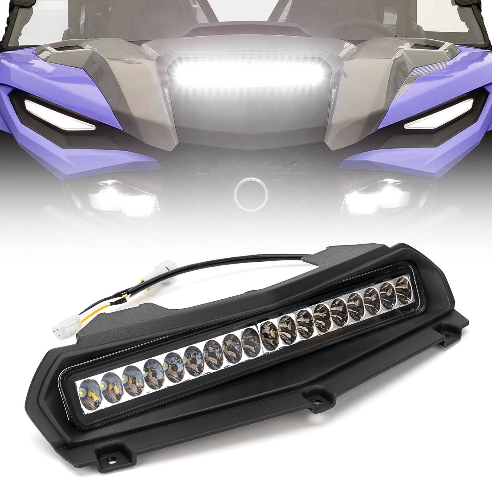 From China Qagea Hood Scoop Light Fit for Yamaha RMAX 1000, Front LED ...