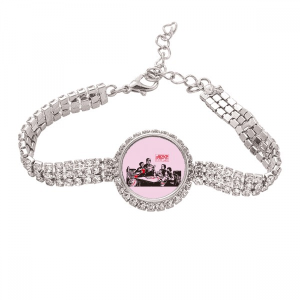 China Red Education Propaganda Professor Tennis Chain Anklet Bracelet ...