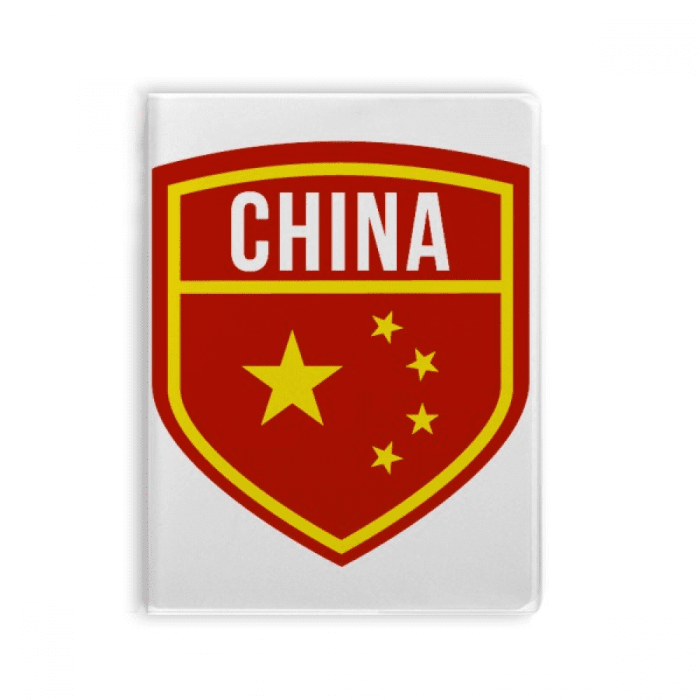 China Shield National Flag Notebook Gum Cover Diary Soft Cover Journal ...