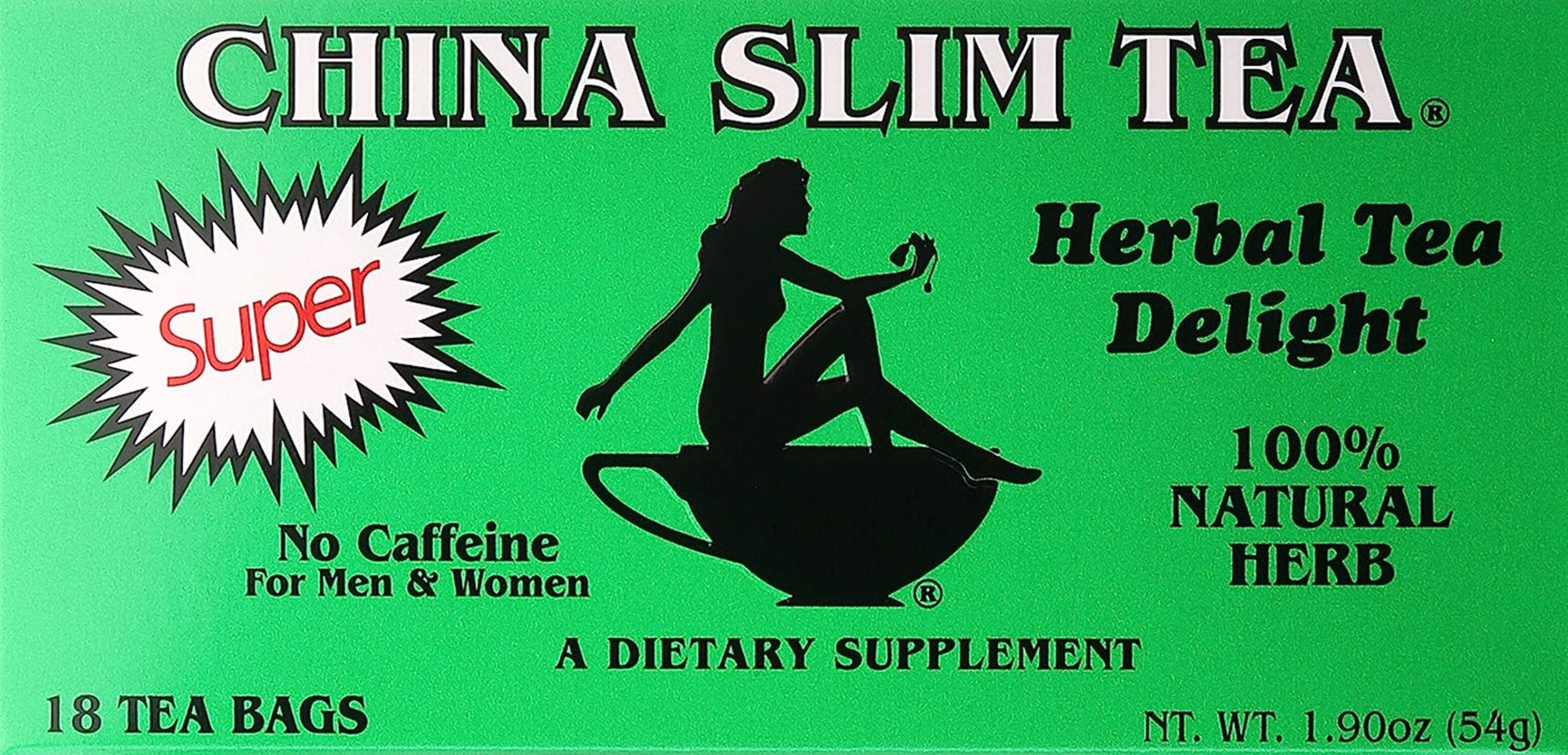 China Slim Tea Super Slim Dieter'S Delight All Natural 18 Tea Bags ...