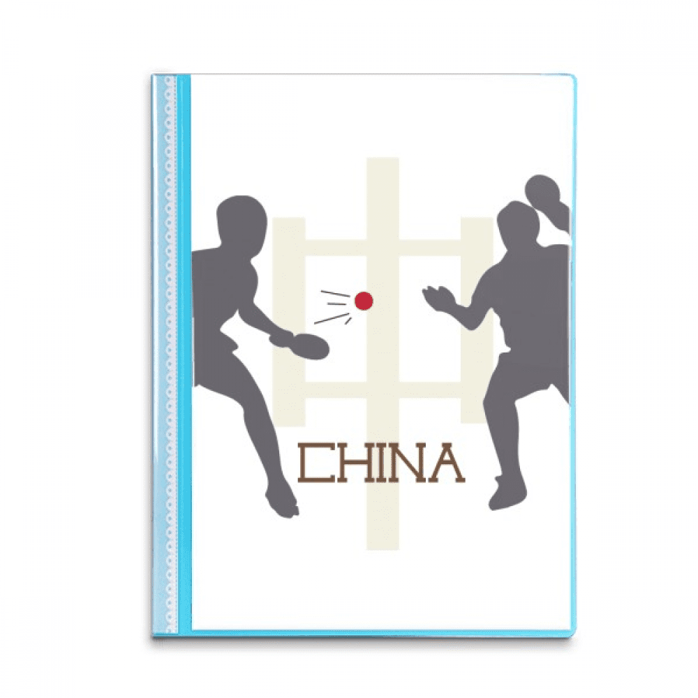 China Sports Table Tennis Smash Book Sheet Protectors Portfolio Binder ...