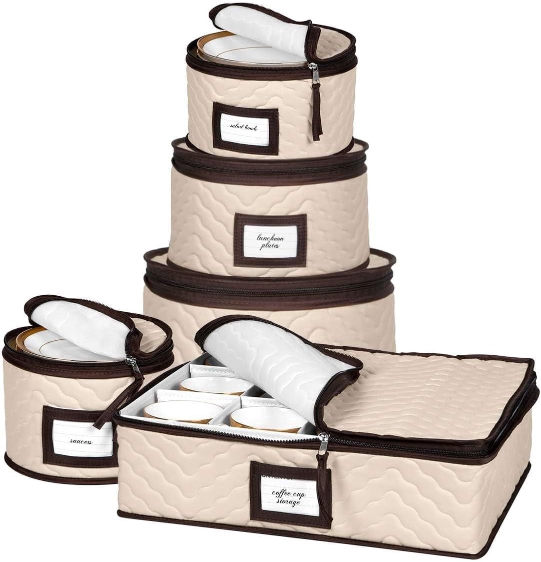 HOLDN' STORAGE China Storage Containers 5-Piece Set Holds Set of 12 ...
