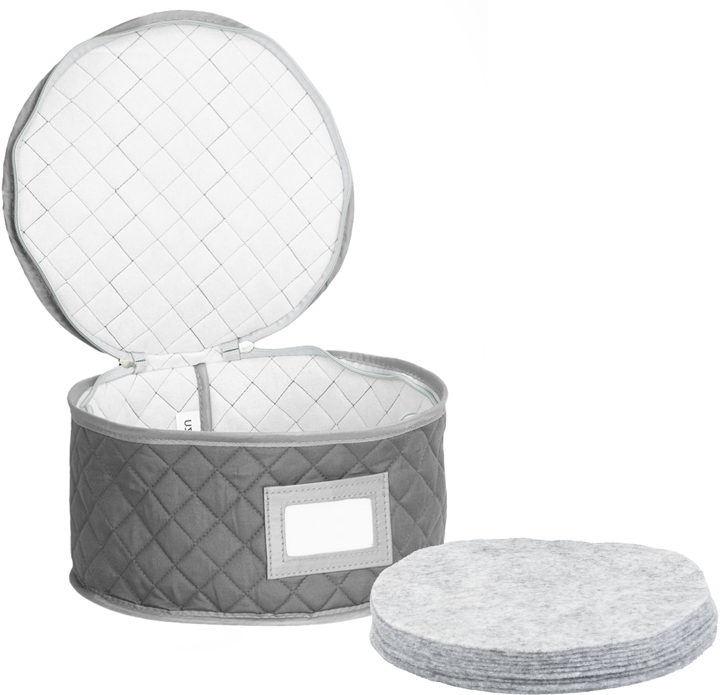"Stozu Quilted Dinnerware Holder - Dish Protectors - 12"" Dinner Plate ...