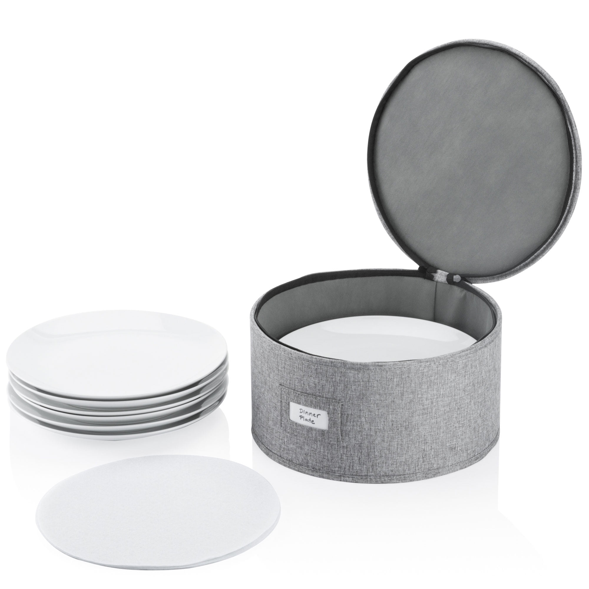 China Storage Container for Dinner Plate - 11.5" W x 7" H - Includes 12 ...