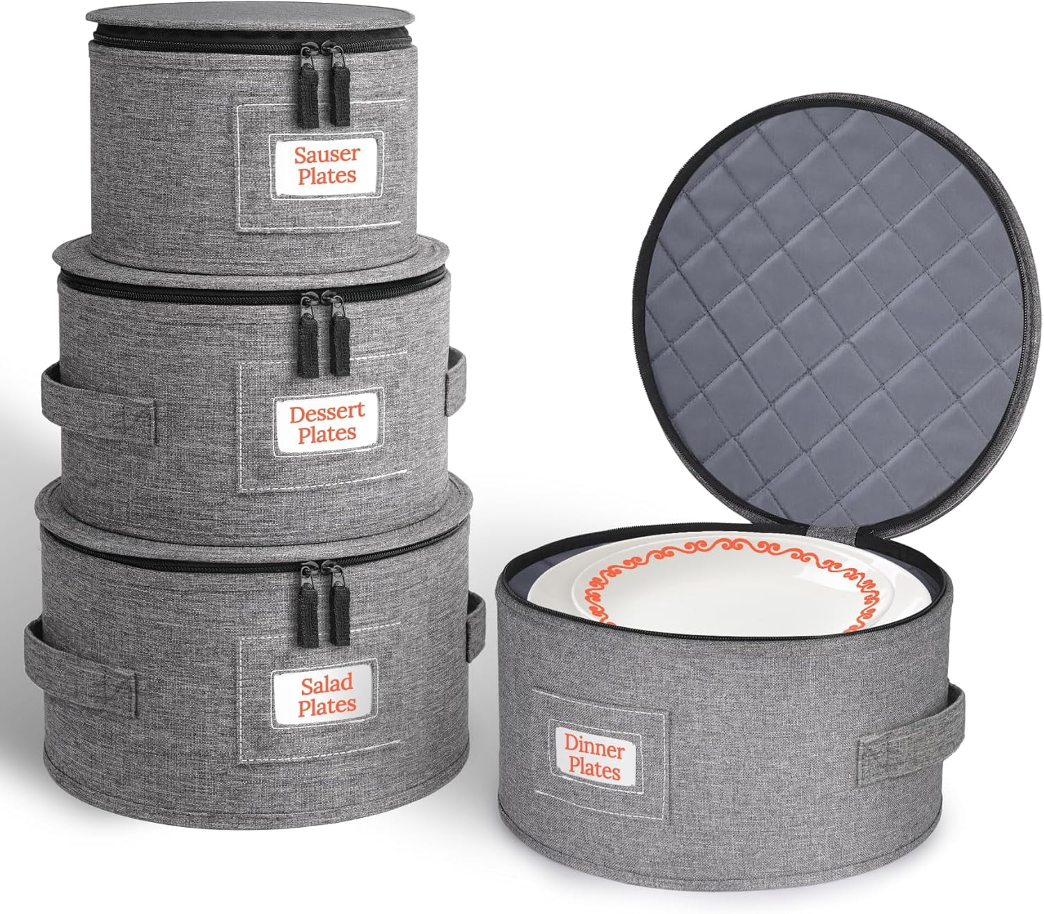 China Storage Containers, 4 Piece Rigid-Shell Dinnerware Storage with ...