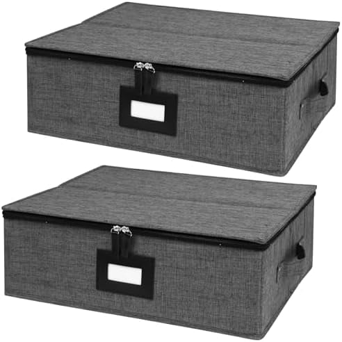 China Storage Containers, Platter Storage 17" x 13" x 6" for Dinnerware ...