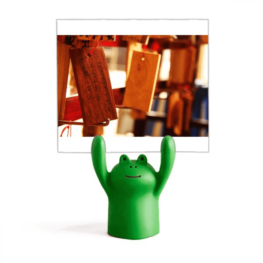 China Style Blessing Board Photography Memo Holder Cartoon Animal Frog ...
