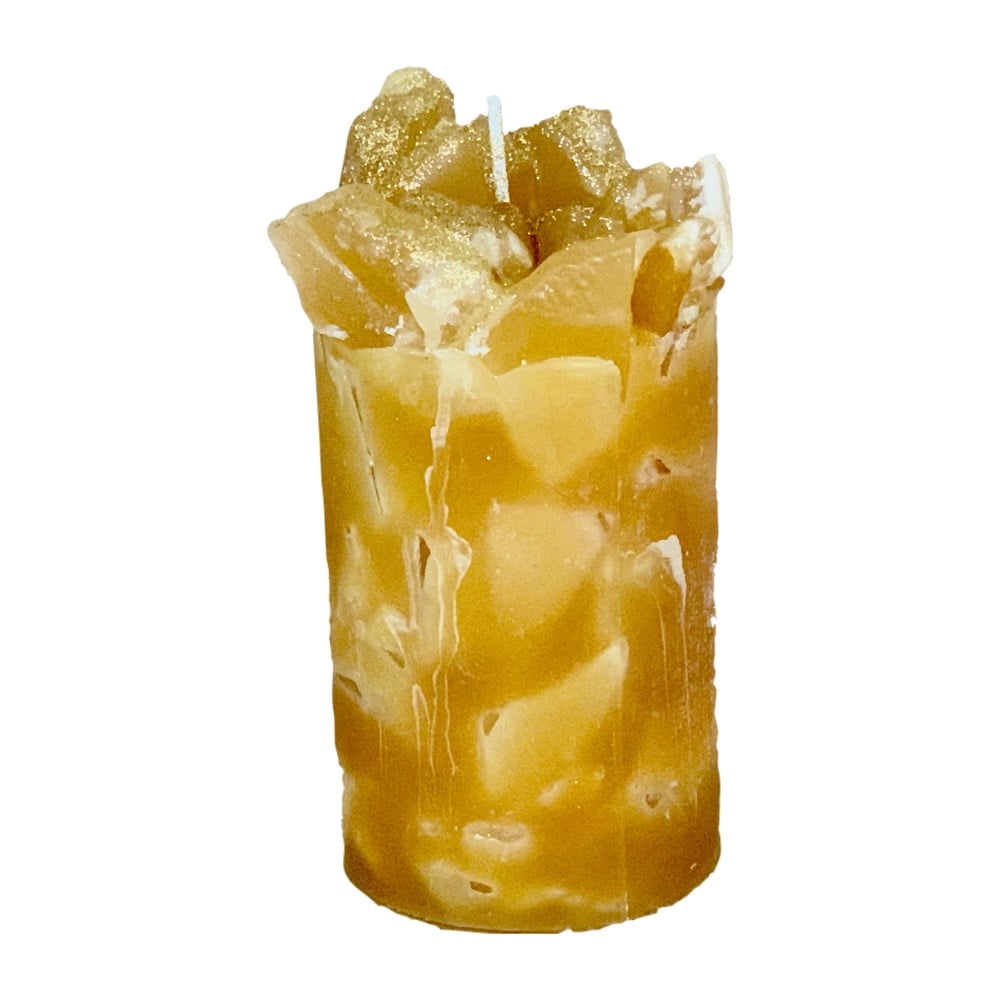 China Tea Gold Tea Ginger Scented Pillar Candle - Walmart.com