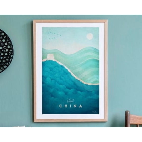 China Travel Poster Poster By Henry Rivers Great Wall Of China Travel ...