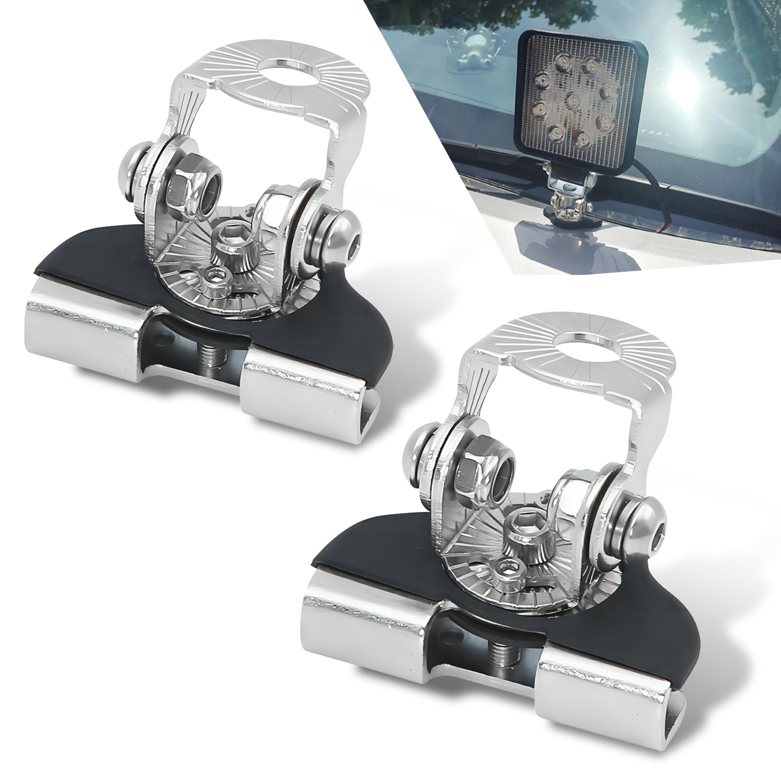 From China UGSHY 2 PCS Led Light Bar Mounting Brackets, Adjustable ...