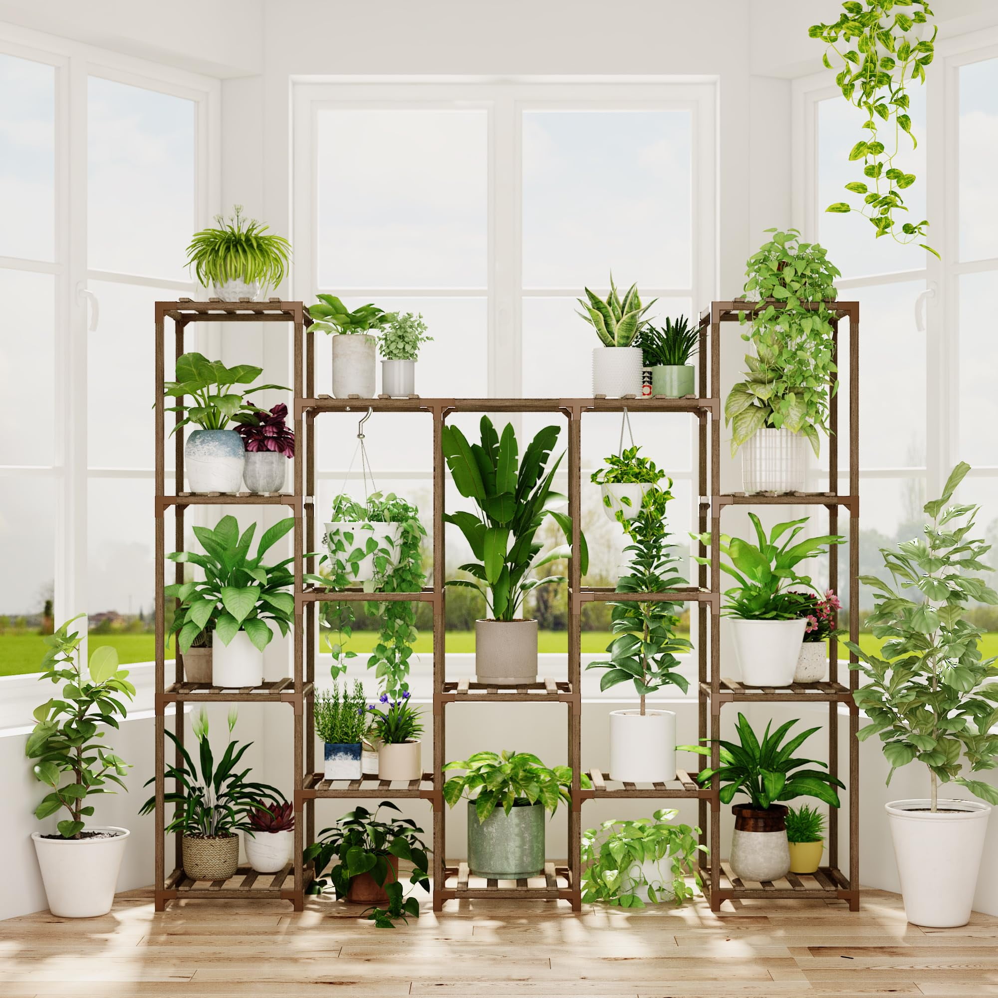 From ChinaApplicable to Bamworld Plant Stand Indoor Plant Shelf Outdoor ...