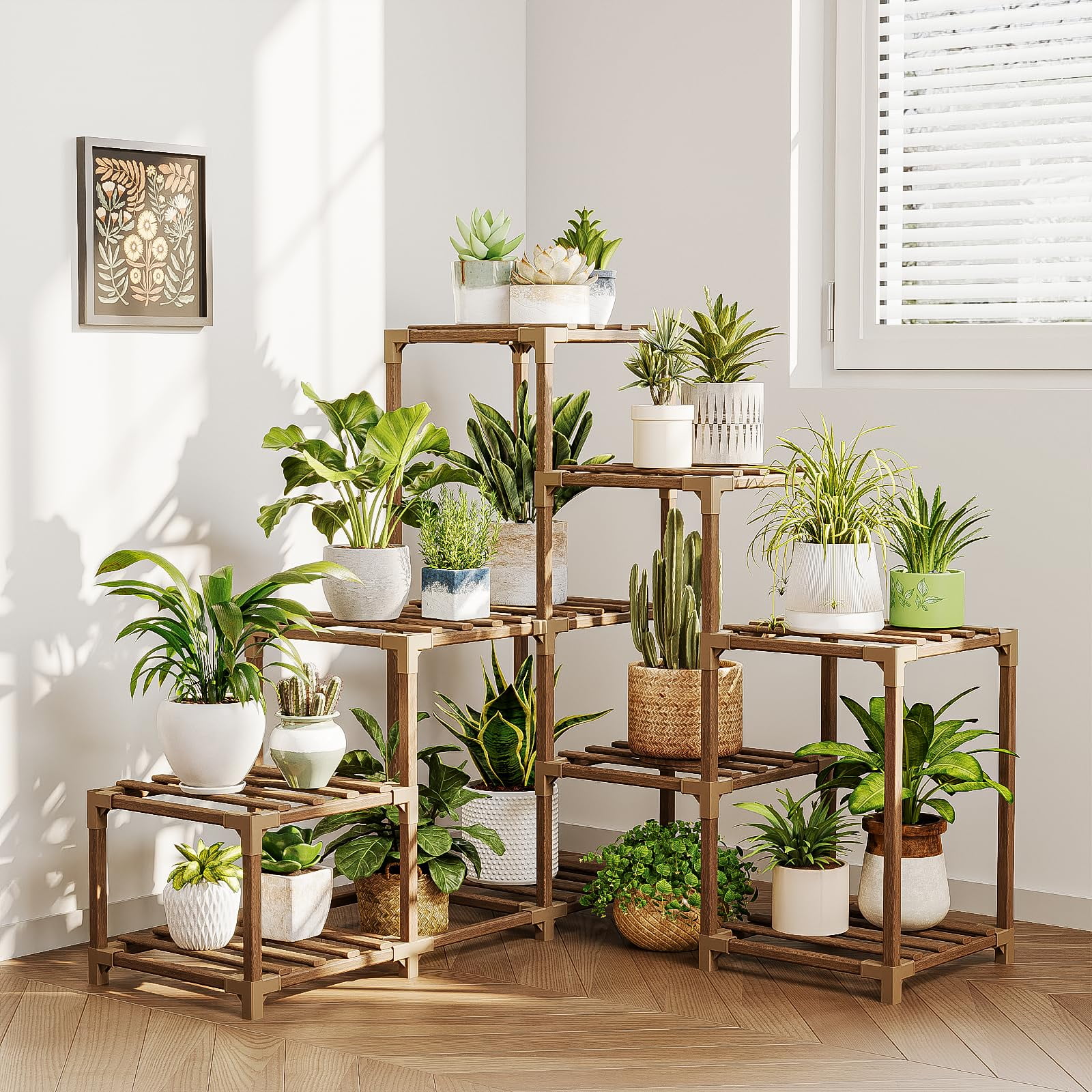 From ChinaApplicable to Bamworld Plant Stand Indoor Plant Shelf Outdoor ...