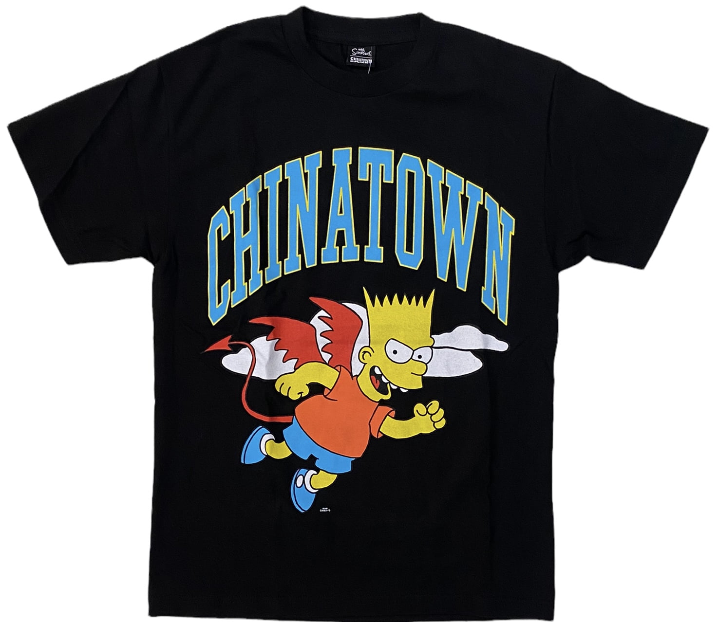 Chinatown Market Men's X The Simpsons Bart Cowabunga Arc Tee T-Shirt ...
