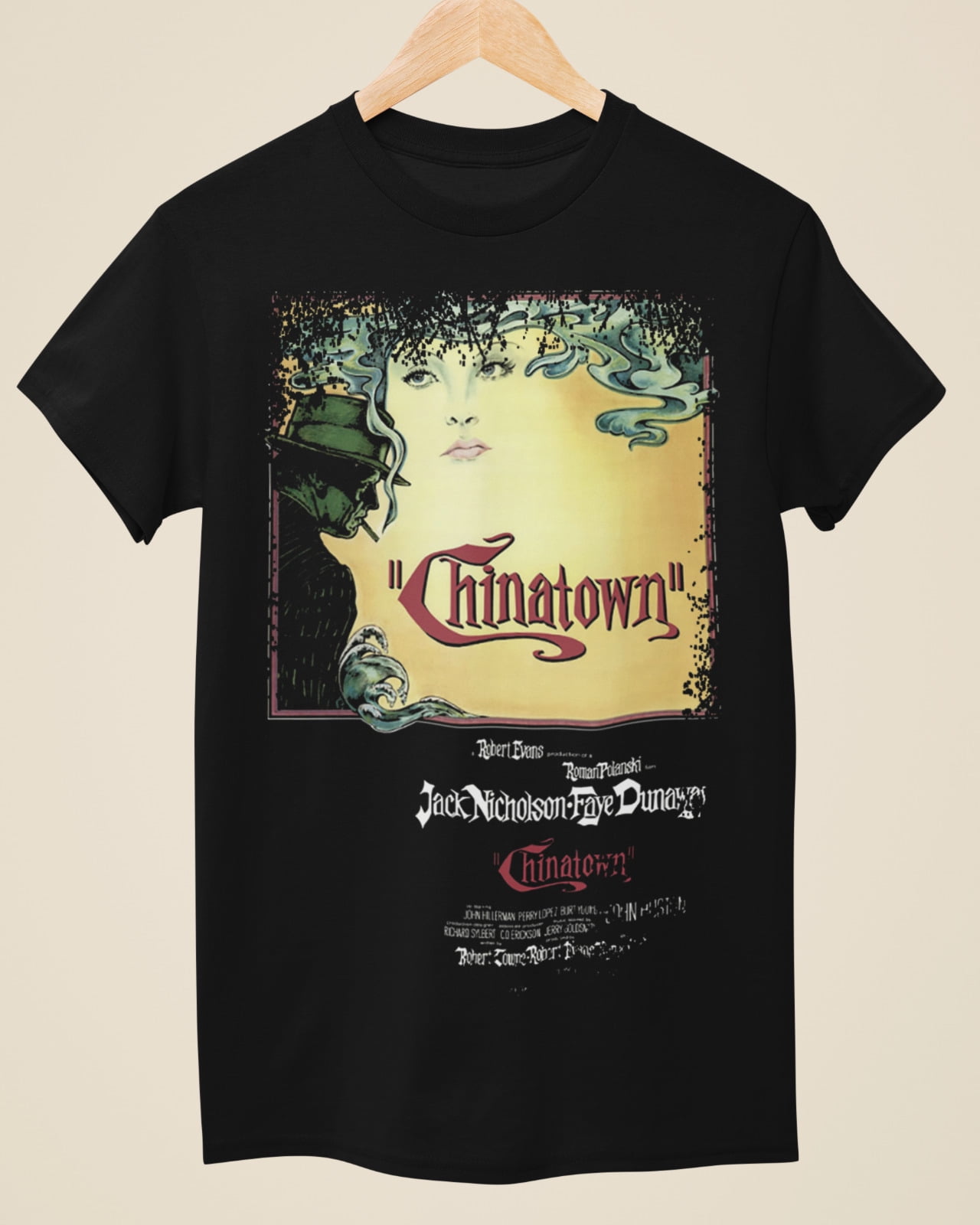 Chinatown - Movie Poster Inspired Unisex Black T-Shirt - Walmart.com