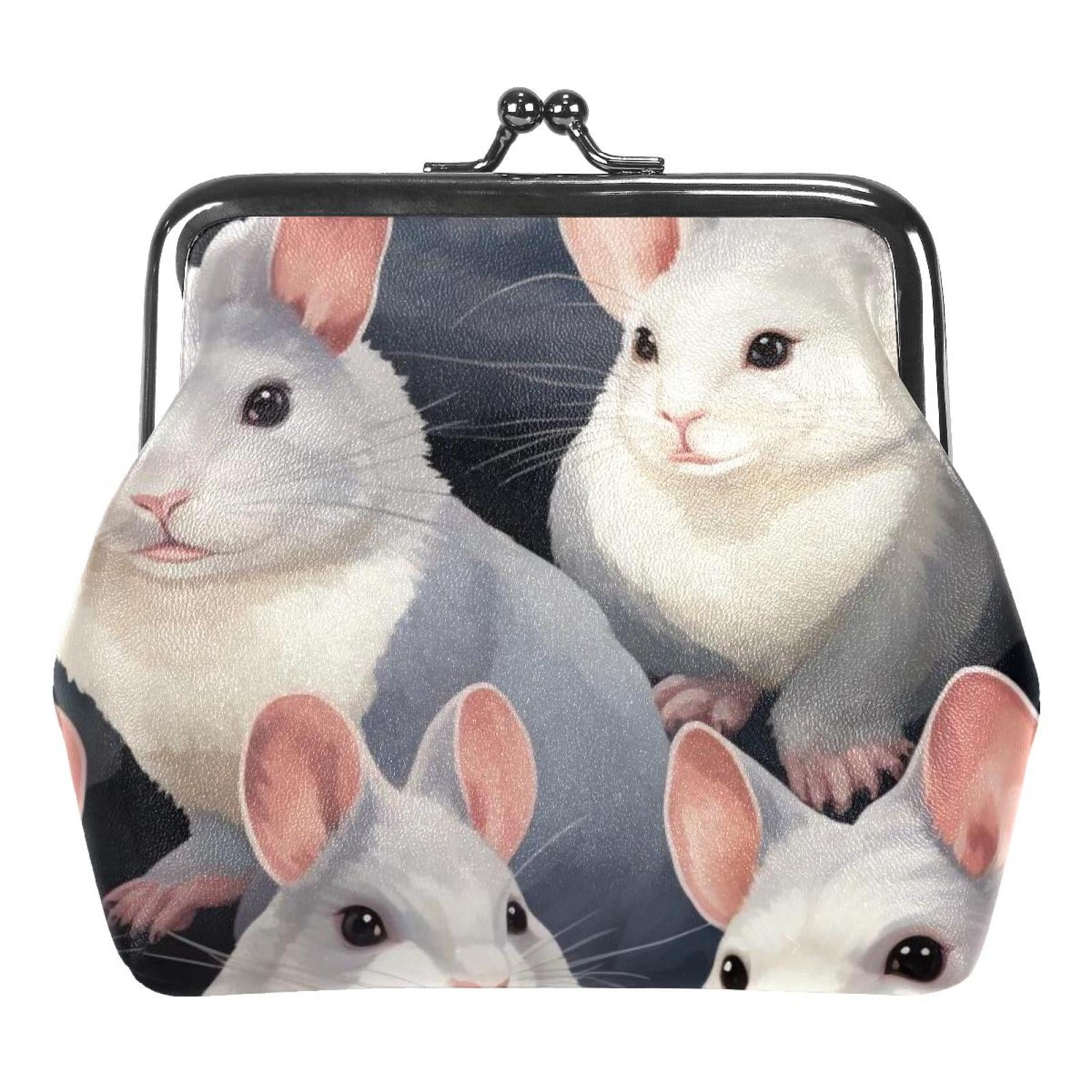 Chinchilla Coin Purse Kiss Lock Change Purse Vintage Trinkets Pouch ...