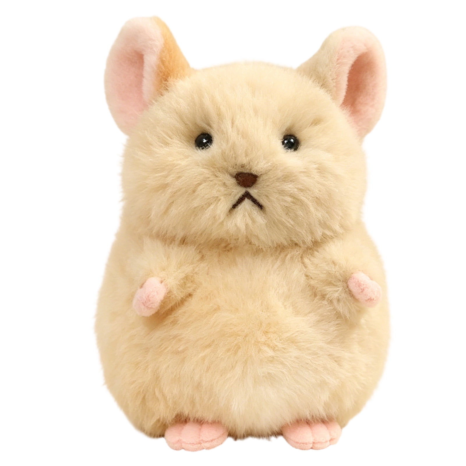 Chinchilla Decorative Ornament, 5.91in Yellow Simulation Animal ...