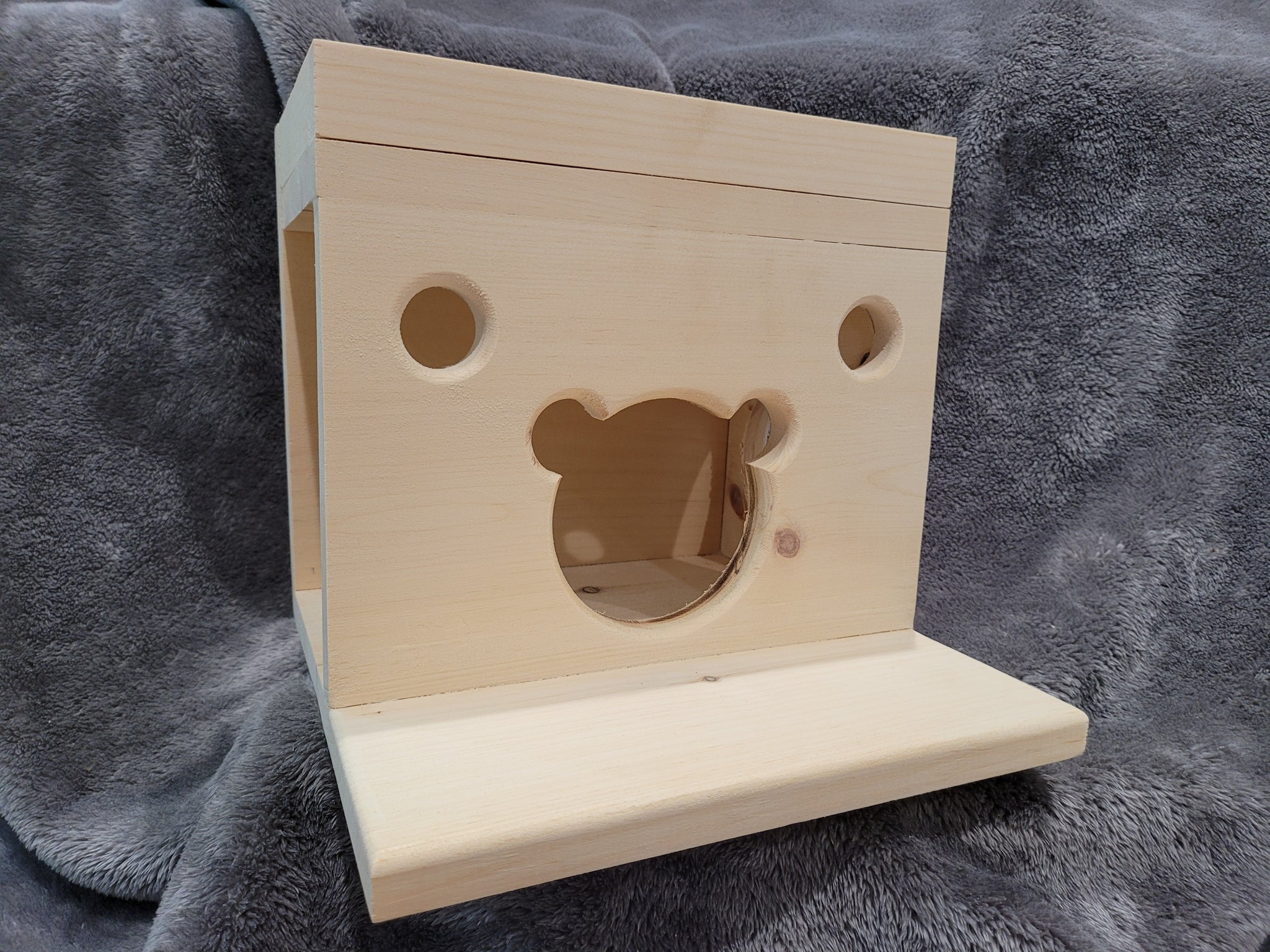 Chinchilla Hanging Hideout House Poop Guard Roof and Front Ledge + FREE ...