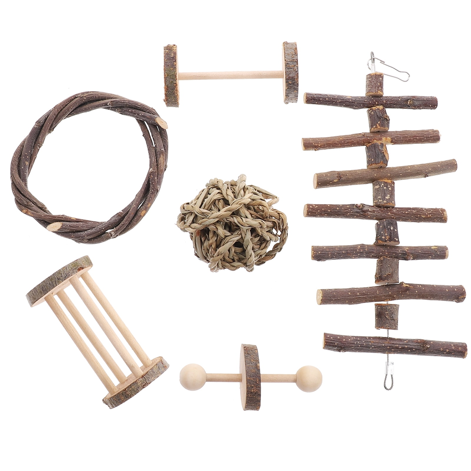 Chinchilla Toys Bunny Chew 6 Pcs Rabbit Guinea Pig Teeth Chewable ...