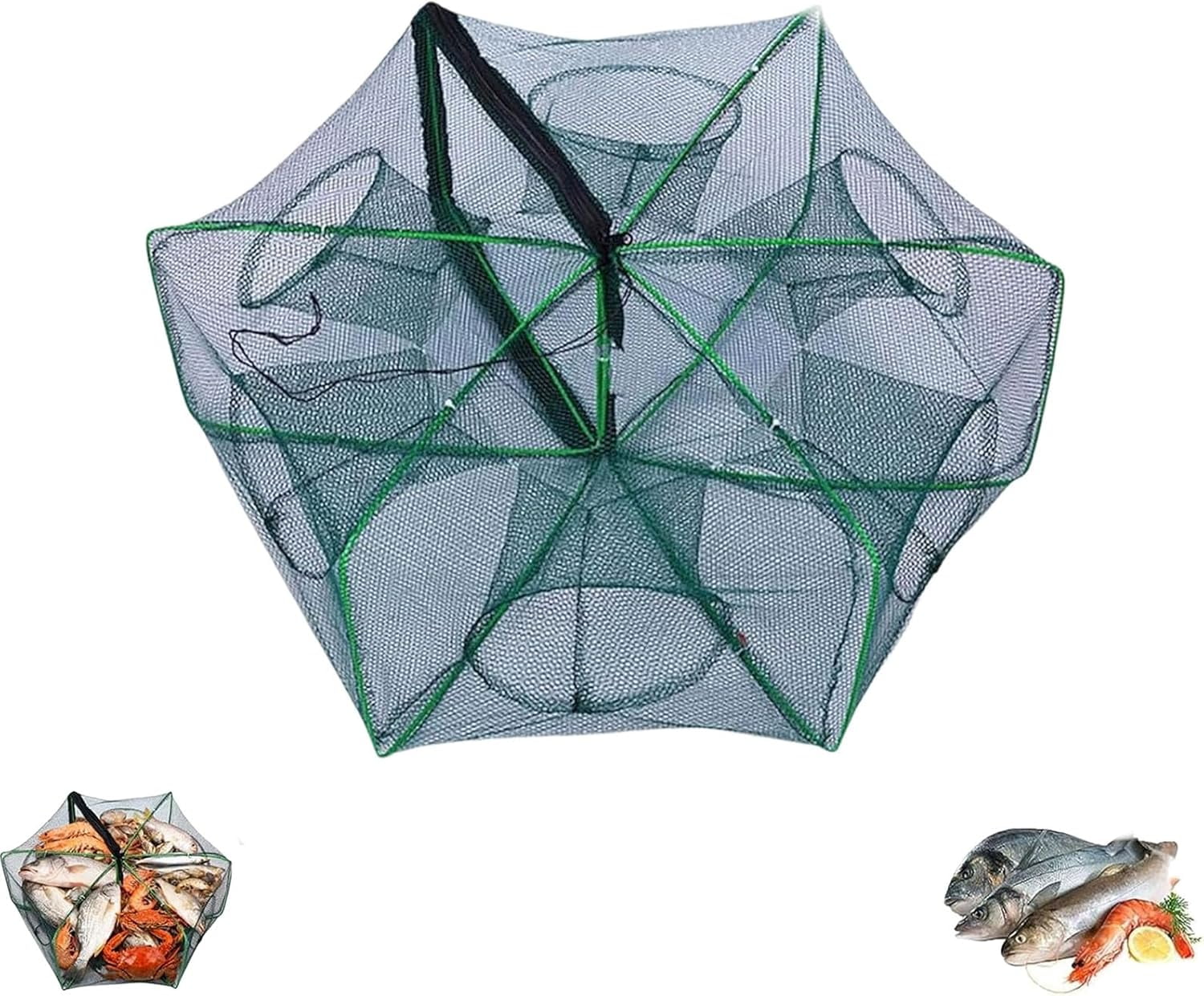 Chinchorro Plegable para Pesca, 2025 Premium The Magic Fishing Trap ...