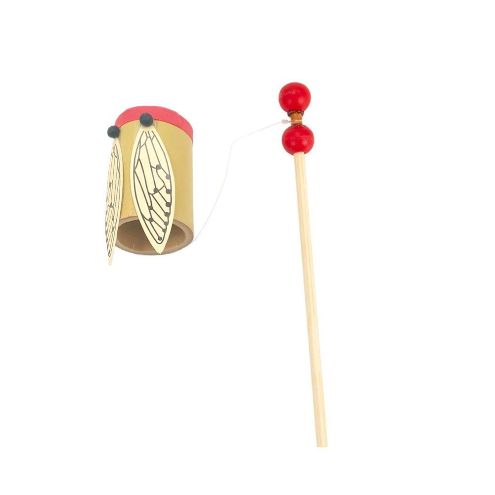 Chinese Andmade Toy Bamboo Cicada Sound Game DIY Wood Toy for Kids GX ...