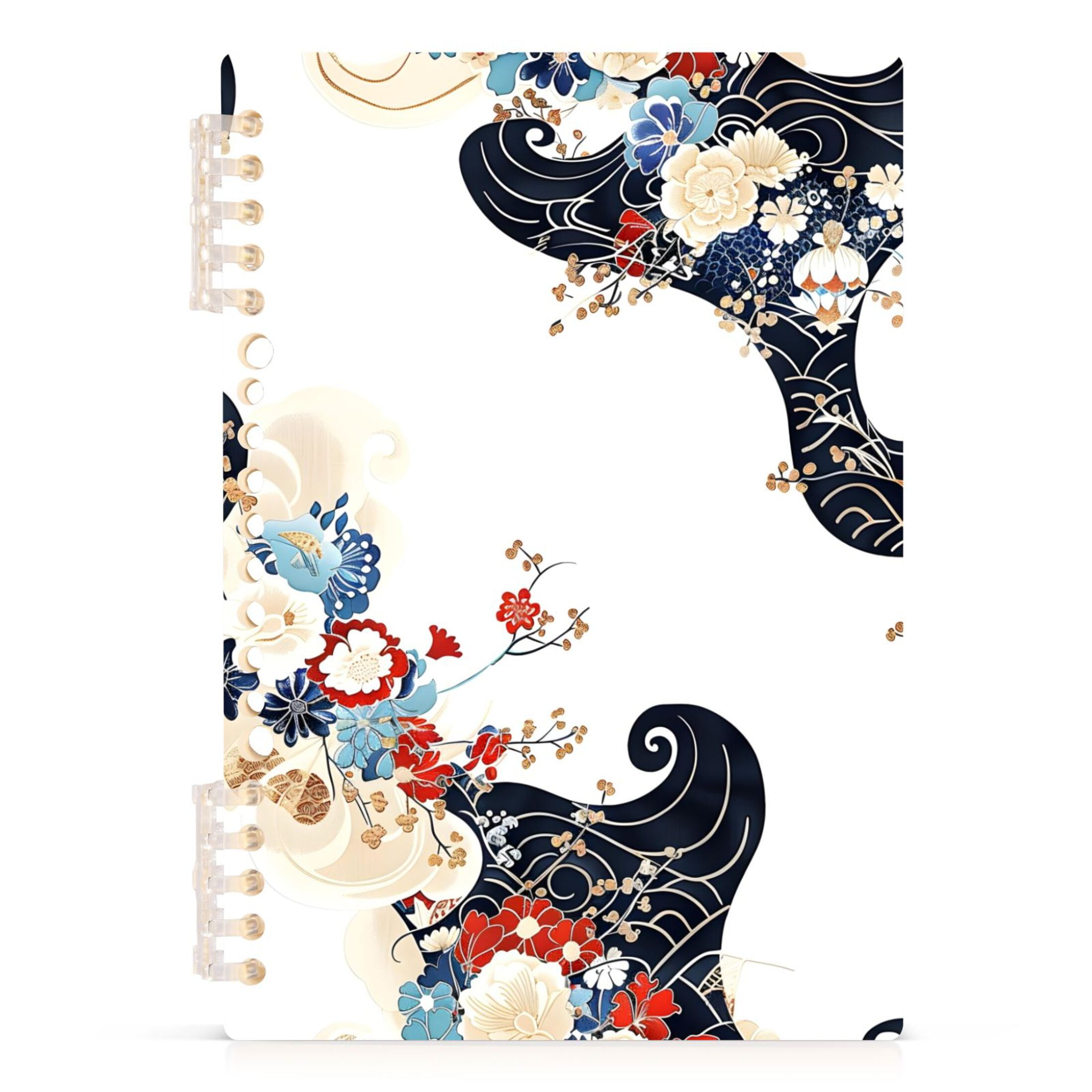 Ckdifva Chinese Arabesque A5 Ring Binder Notebook Journey Note Diary ...