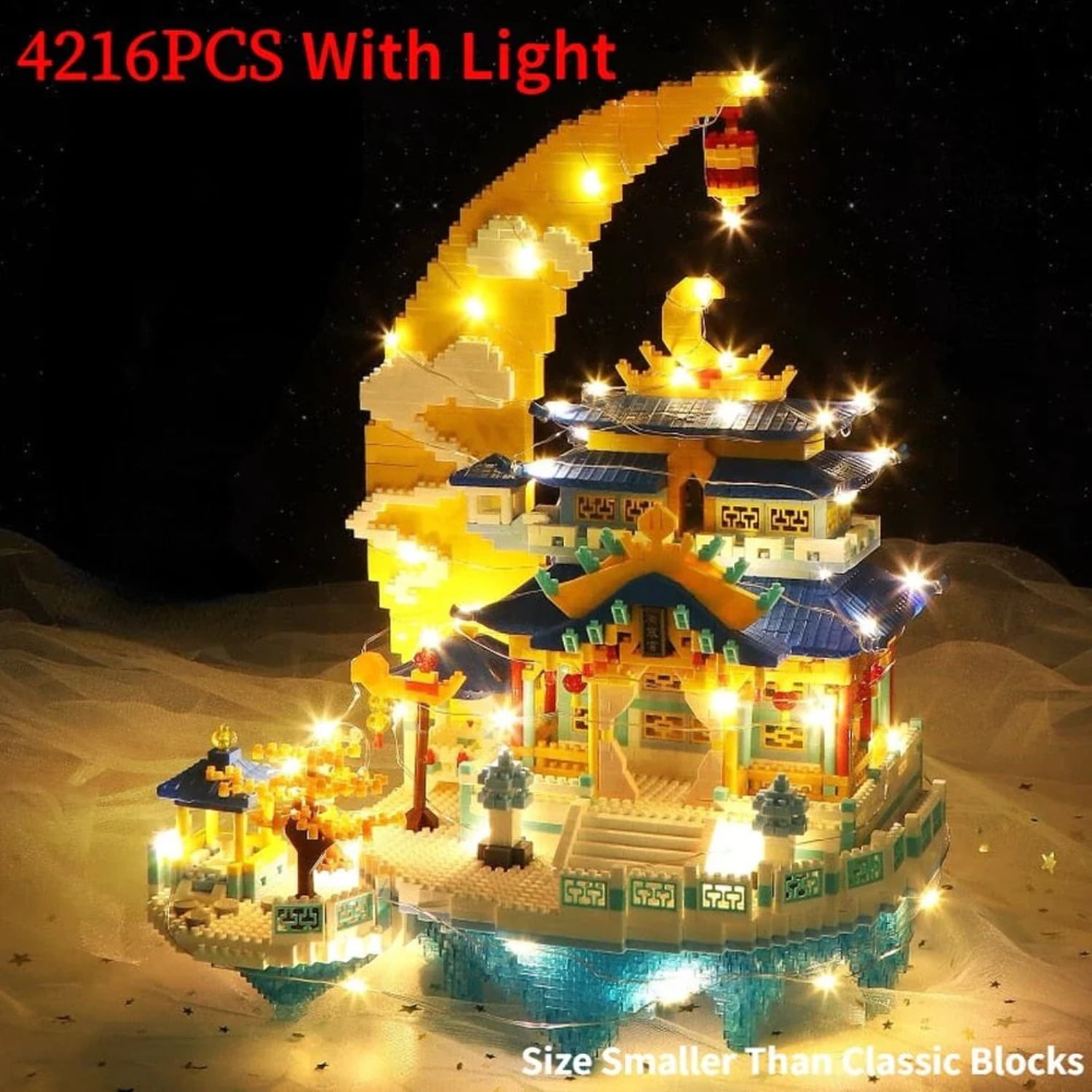 Chinese Architecture Micro Building Blocks Tower West Lake Trees DIY ...