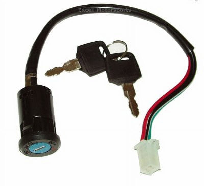 Chinese Atv Quad Key & Ignition 4 Pin 50cc 90cc 110cc 125cc 150cc 200cc ...