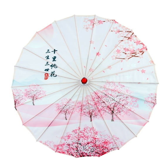 Chinese Bamboos Silk Umbrella Classical Dance Parasol Bamboos Silk ...