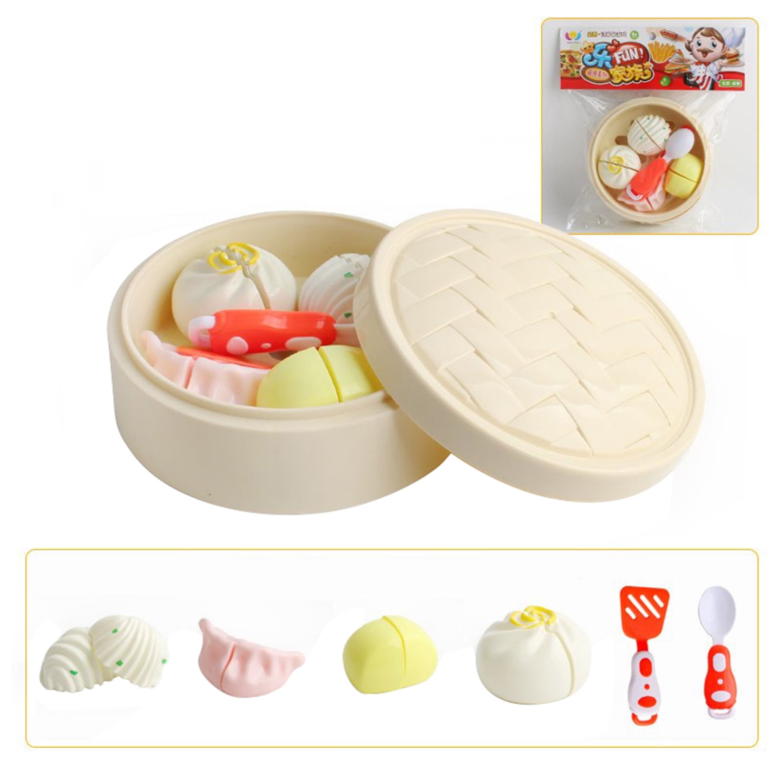 Chinese Breakfast Pretend Play Food Sets for Kids Kitchen Chinese ...