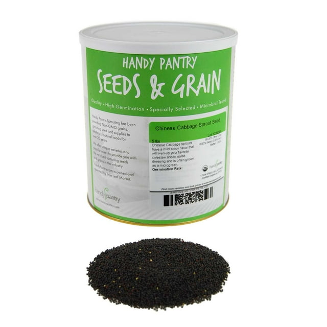 Chinese Cabbage Sprouting Seed - 5 Lbs - Perfect for Edible Seeds ...