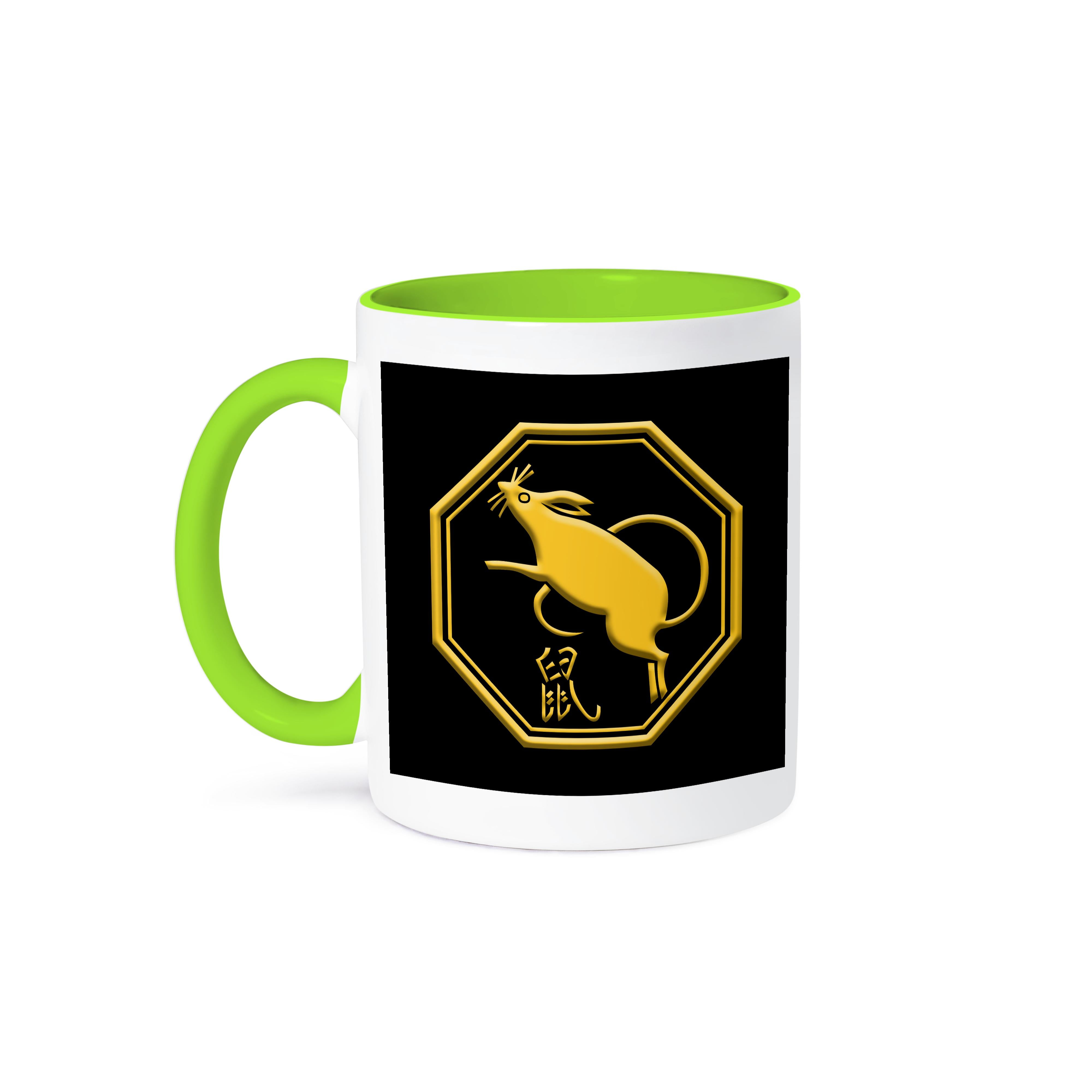 3drose, Chinese Calendar Symbols. Yellow on Black Image. the Year of ...